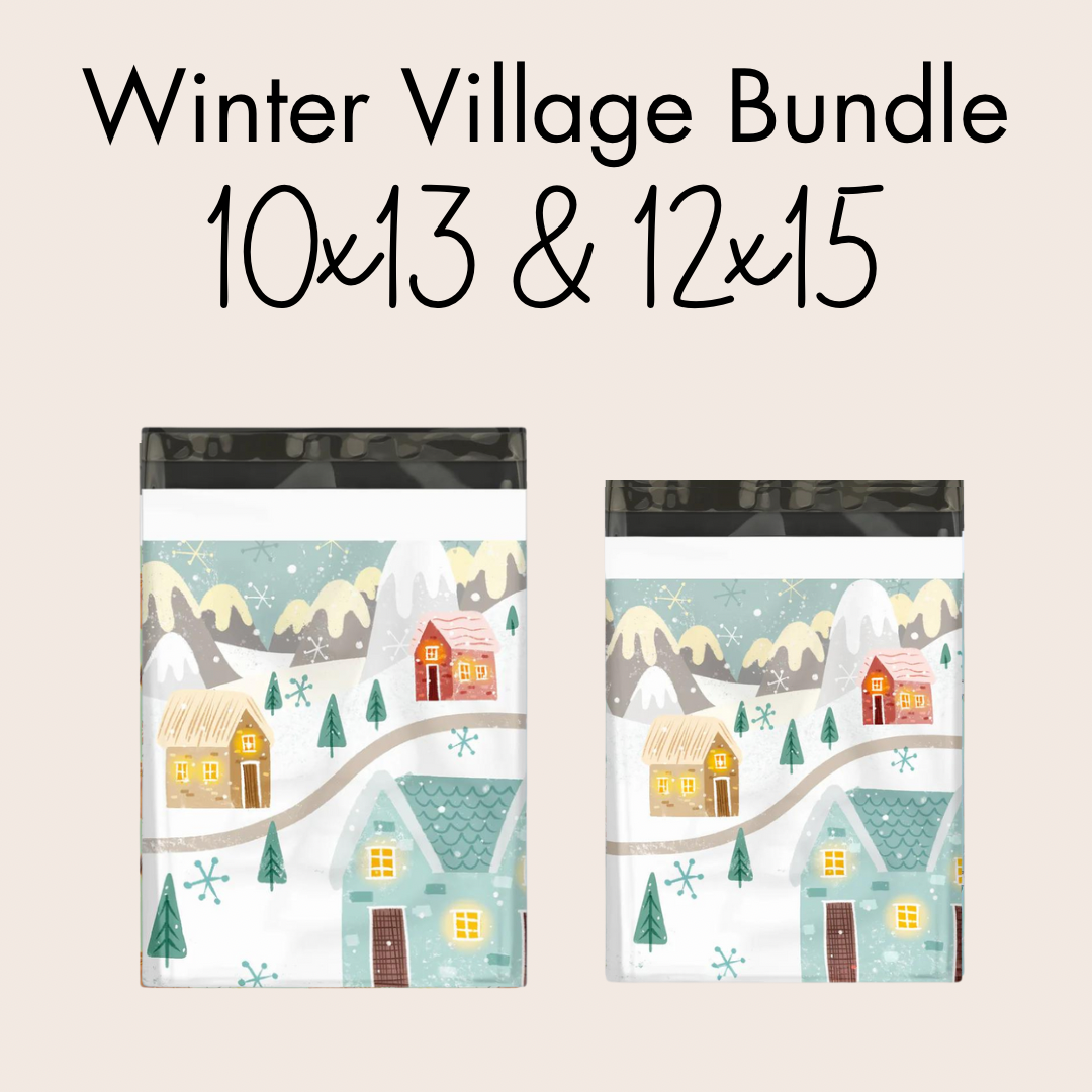 Winter Village Sample Pack Premium Poly Mailers | Buy Now