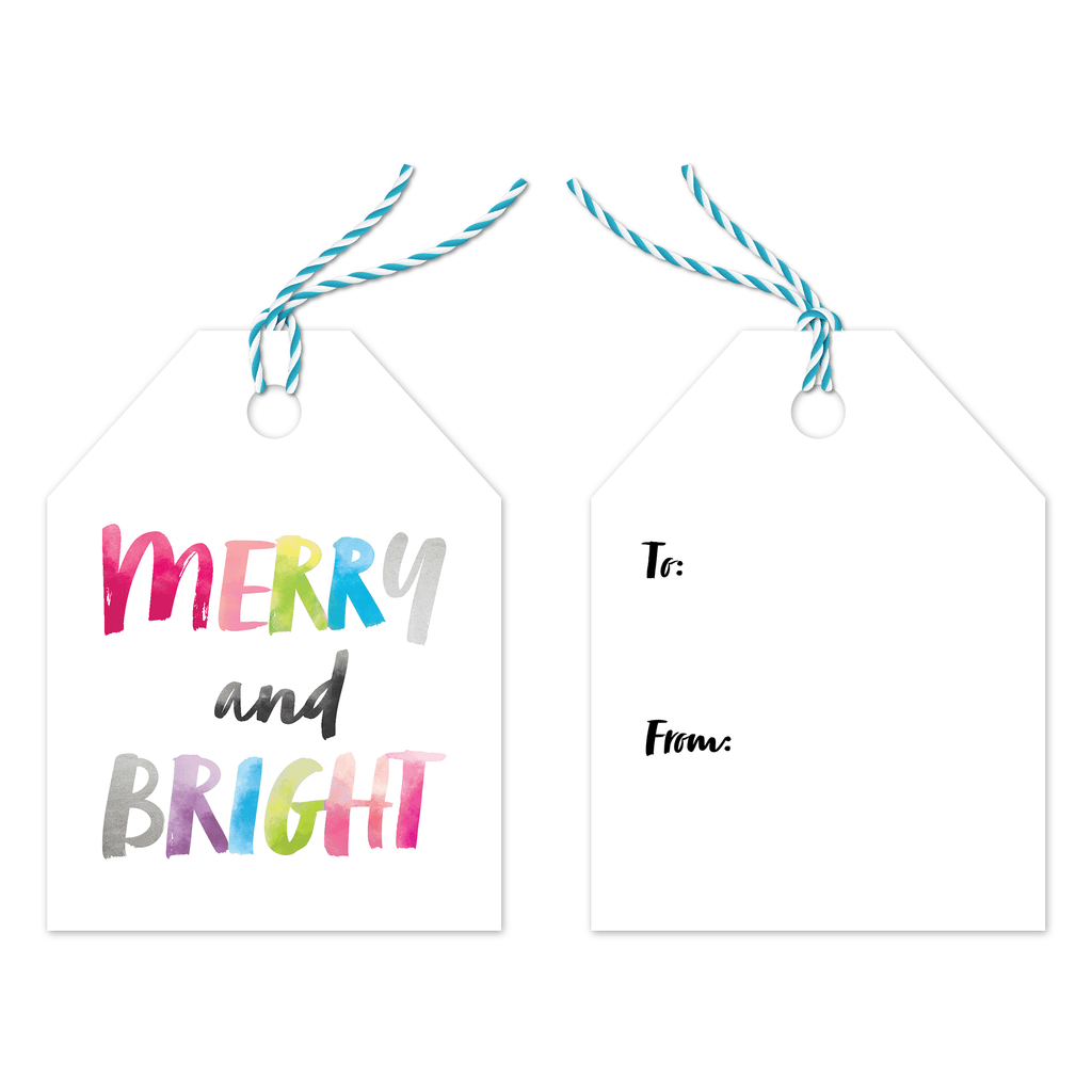 Merry and Bright Gift Tags