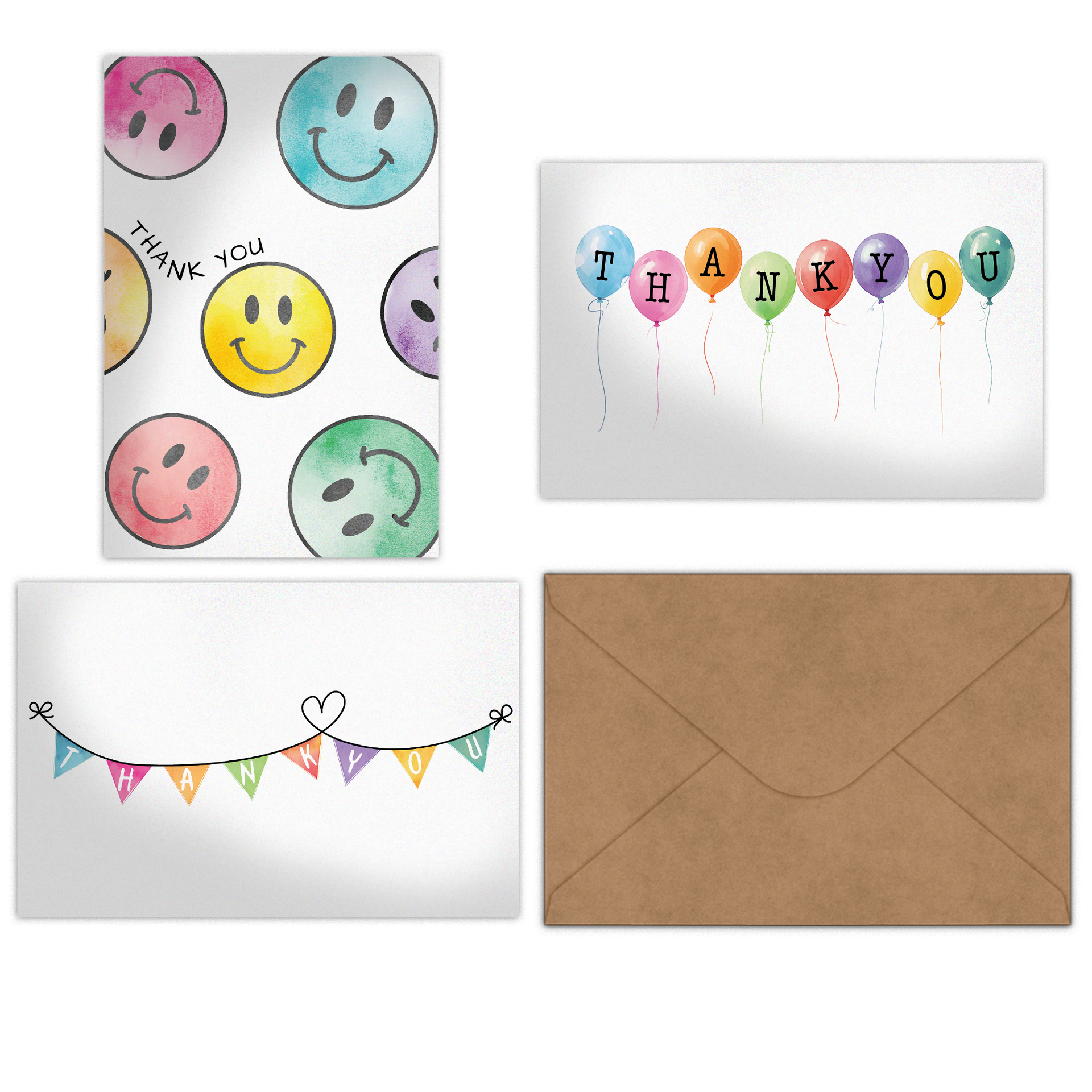 Happy Birthday Thank You Cards With Envelopes | Shop Now