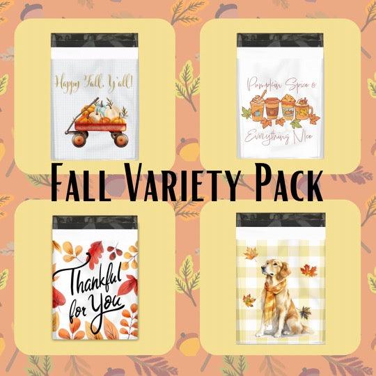 10x13 Fall Sample Pack Poly Mailers - Premium | Shop Now