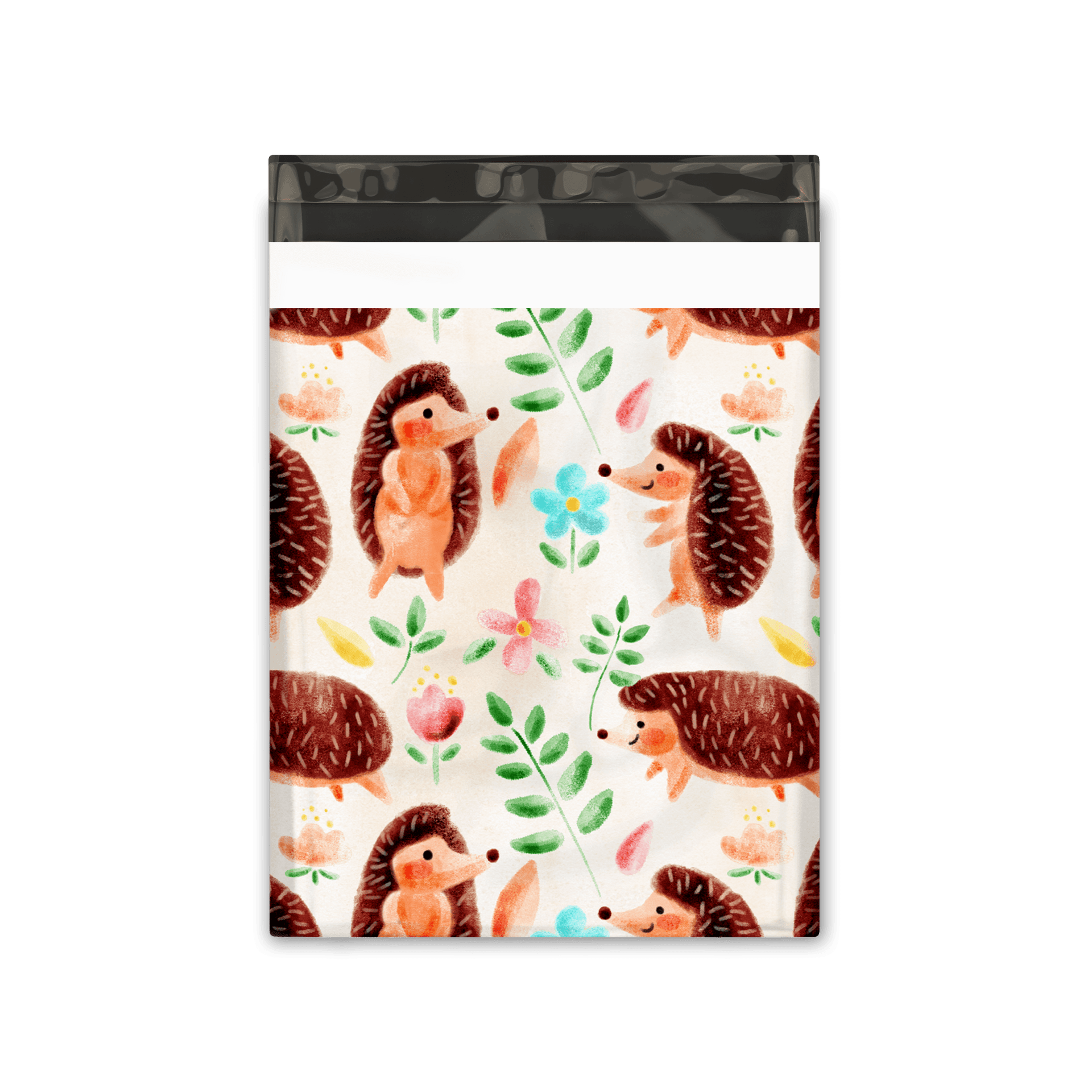 10x13 Hedgehog Designer Poly Mailers - PSG