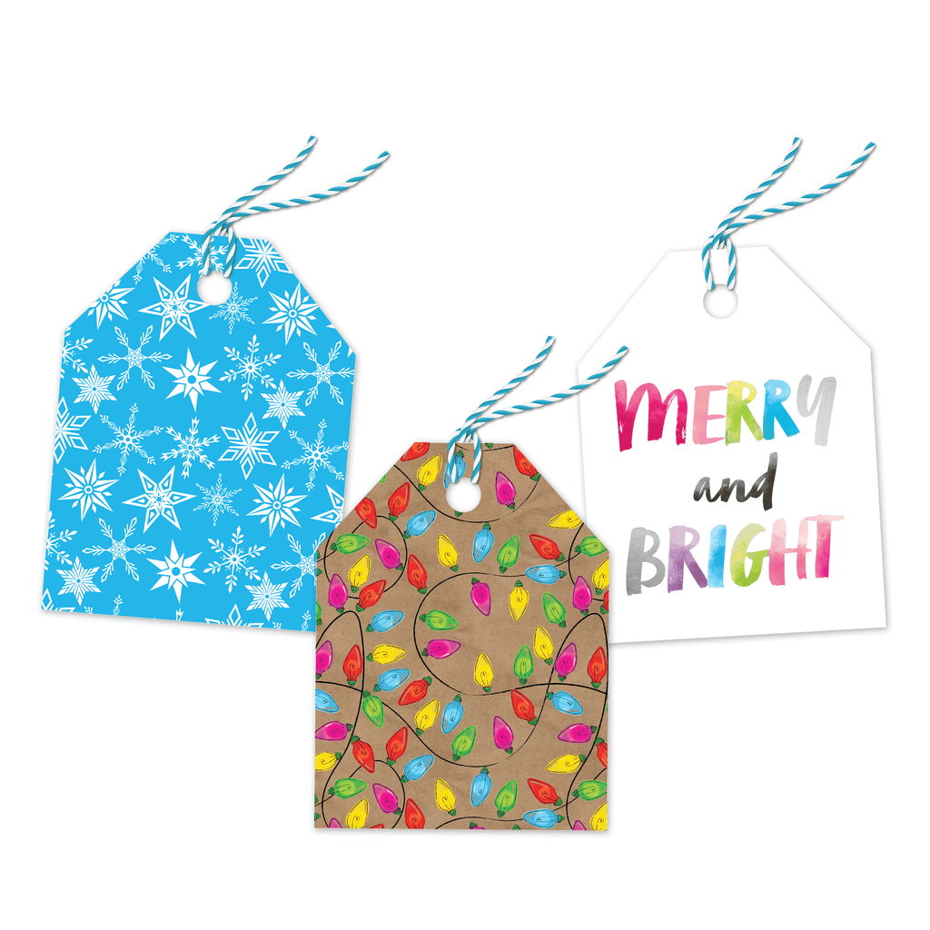 Merry and Bright Assortment Gift Tags