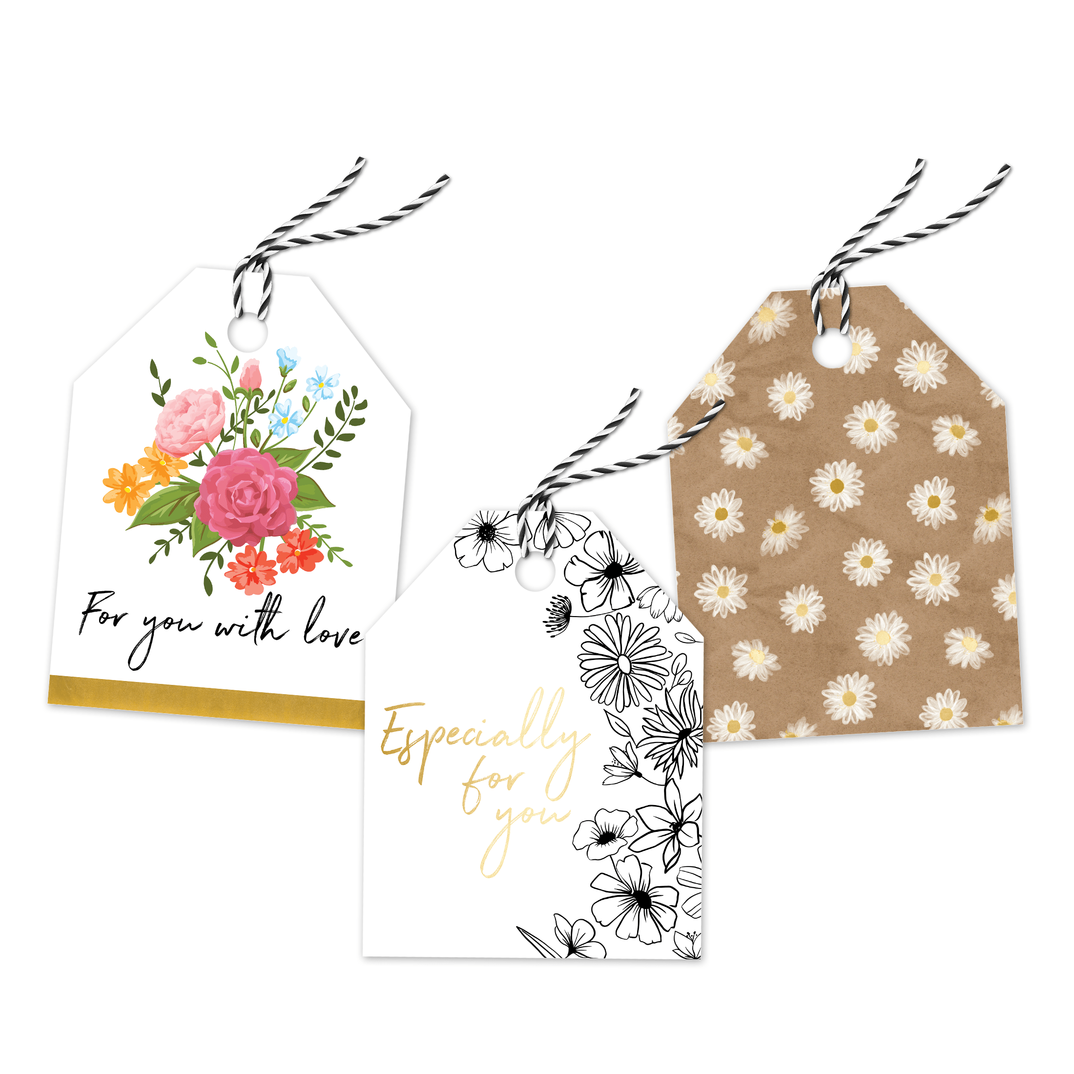Floral Gift Tag