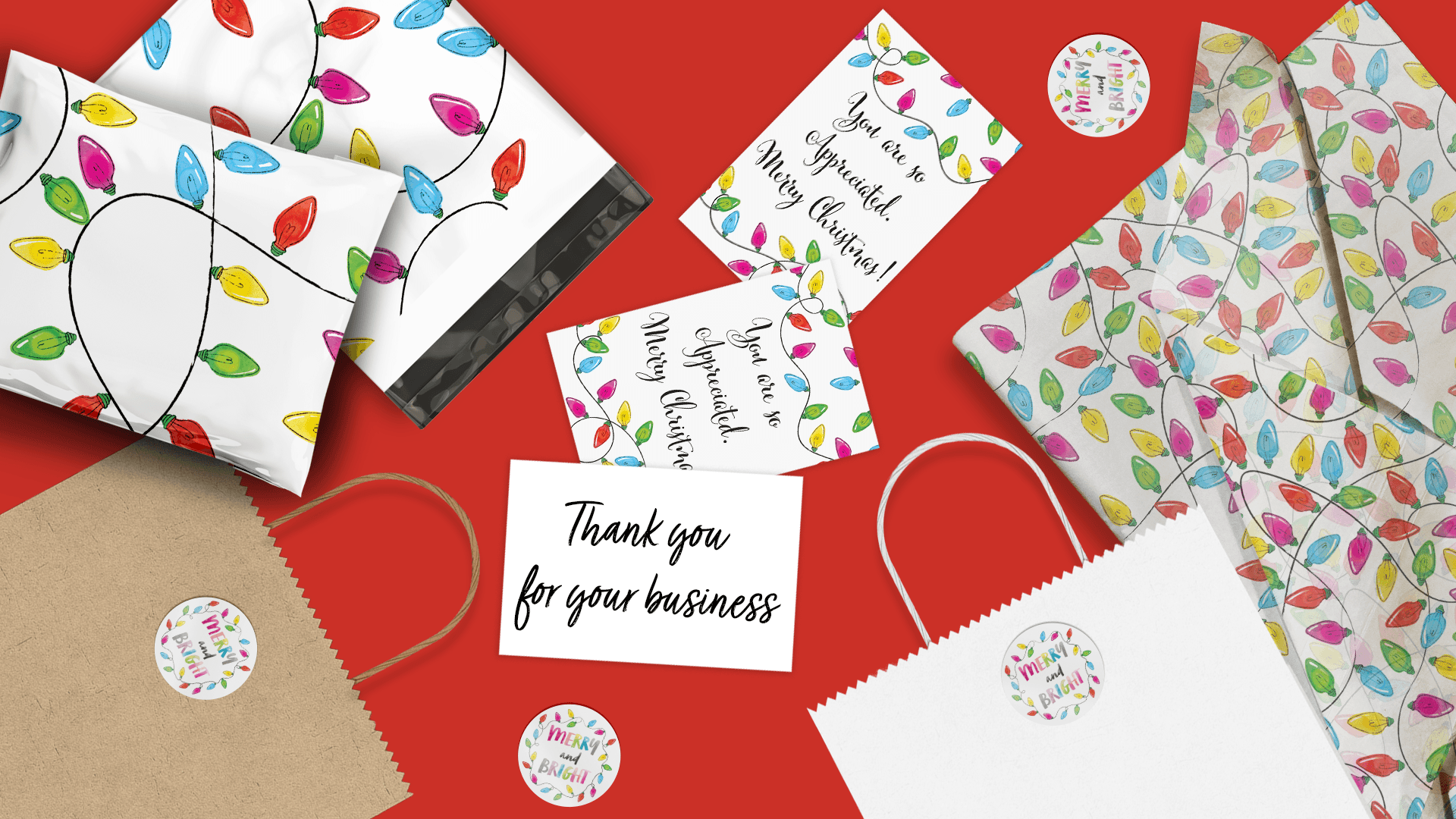 Buy 4x6 Christmas Lights Insert Cards | Custom Insert Cards