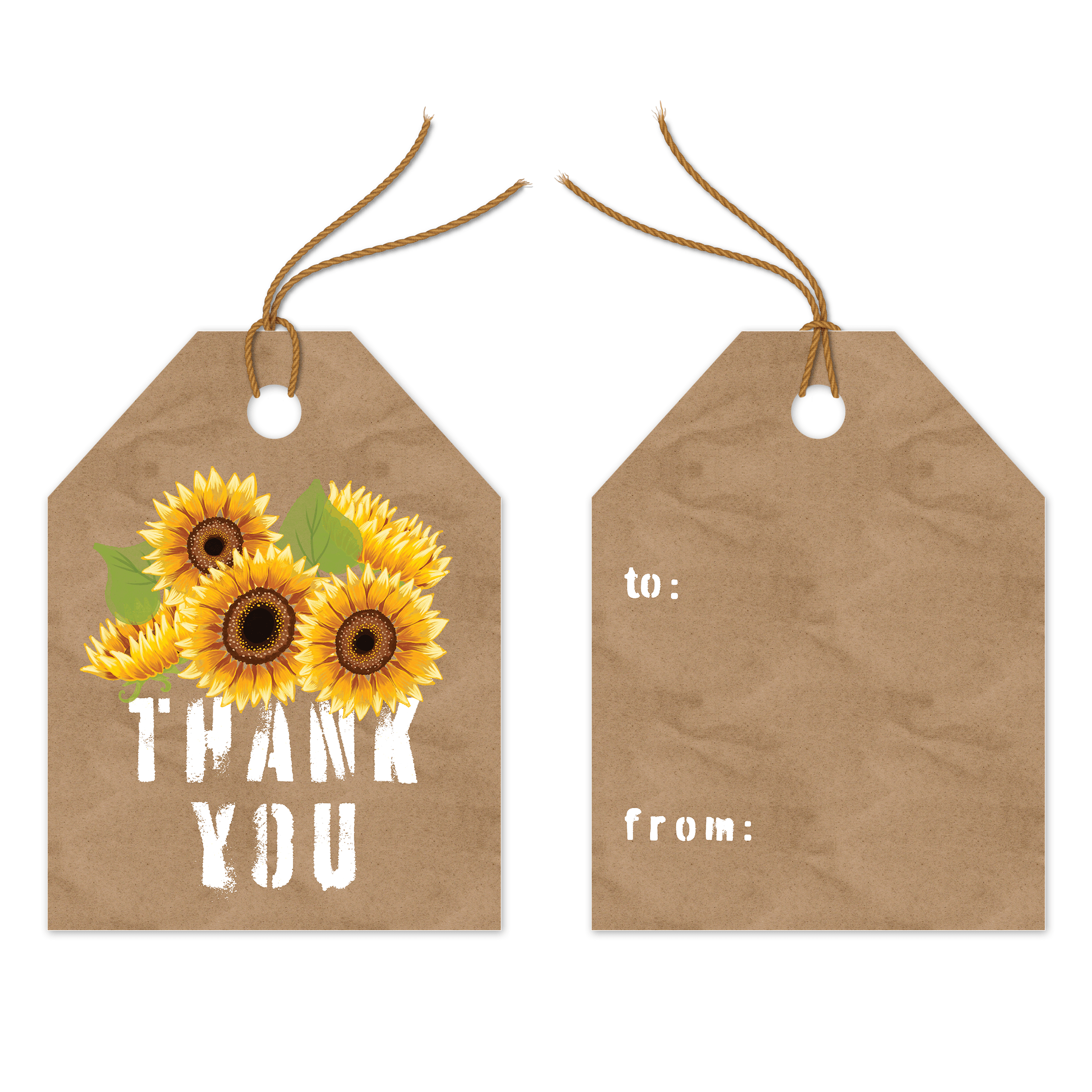 Thank You Gift Tag Template