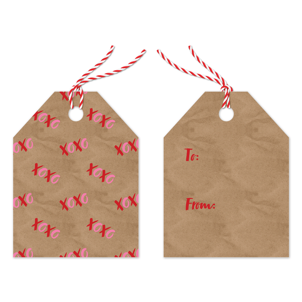 Buy XOXO Gift Tags - Romantic and Stylish Packaging Labels