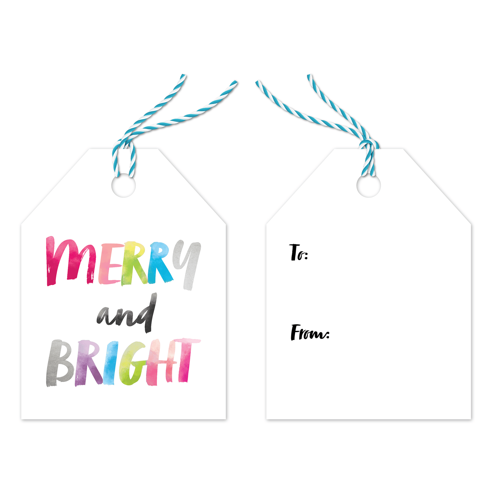 Merry and Bright Gift Tags for Festive Gifting | Buy Now