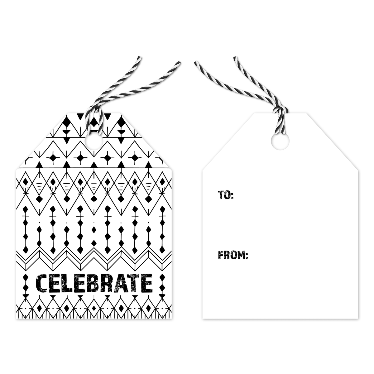Buy Double-Sided High Quality Celebrate Tribal Gift Tags