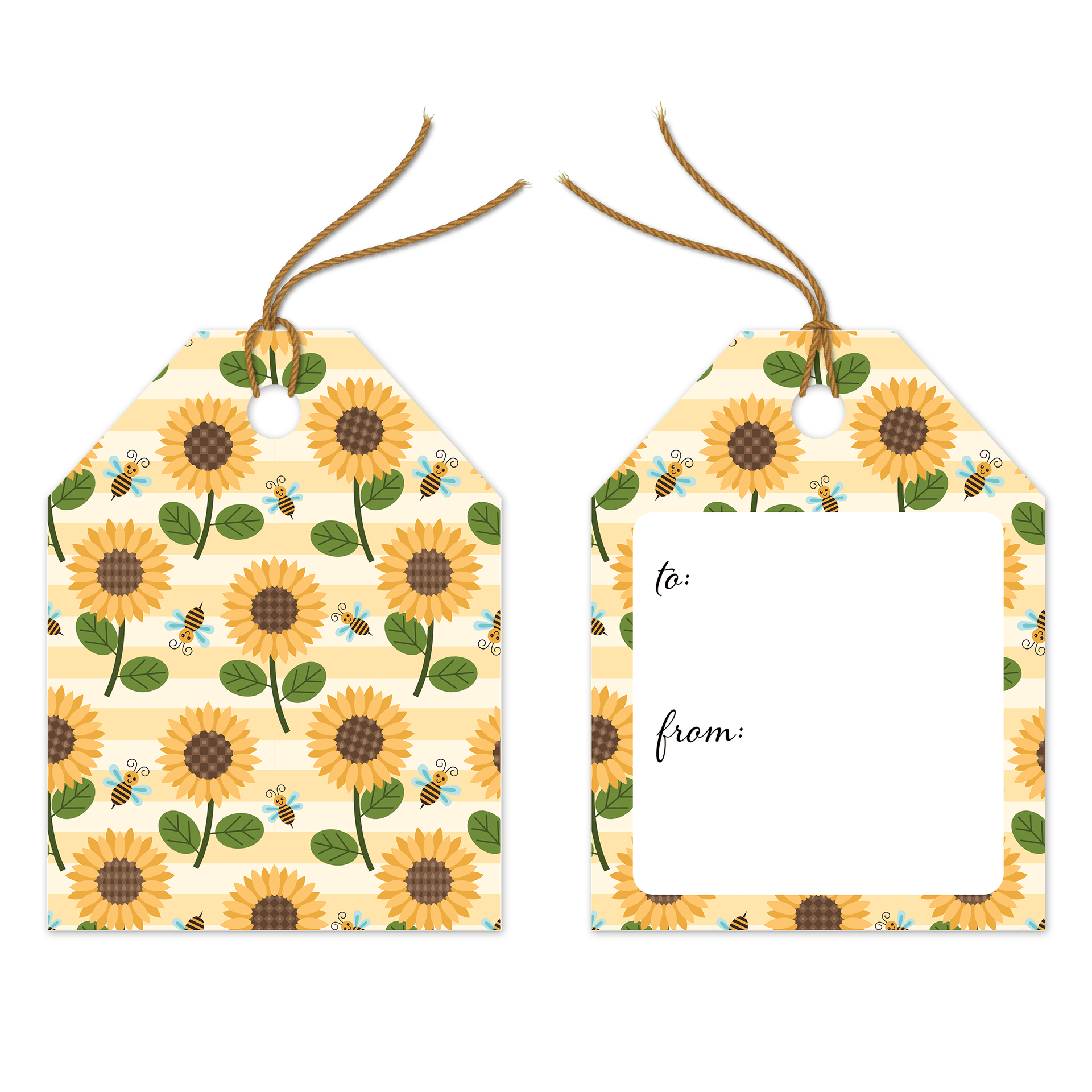 Sunflowers Assortment Gift Tags