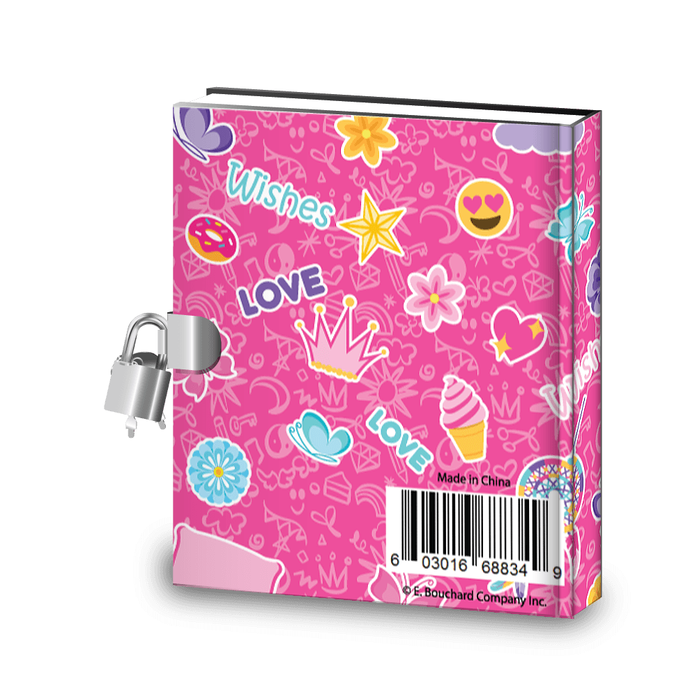 Diary With Lock Back
