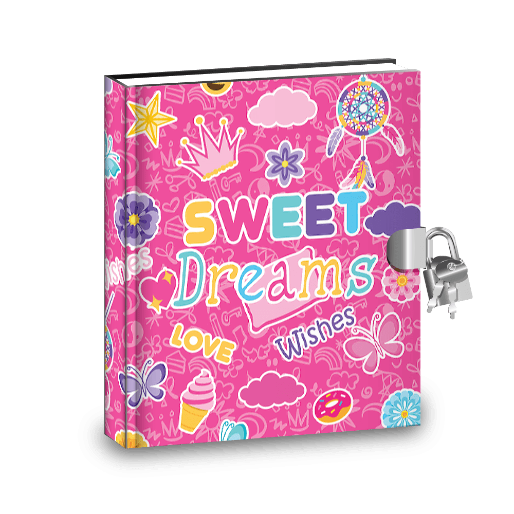 Kids Value Pack Girl Dream Catcher Diary- Lock & Activities