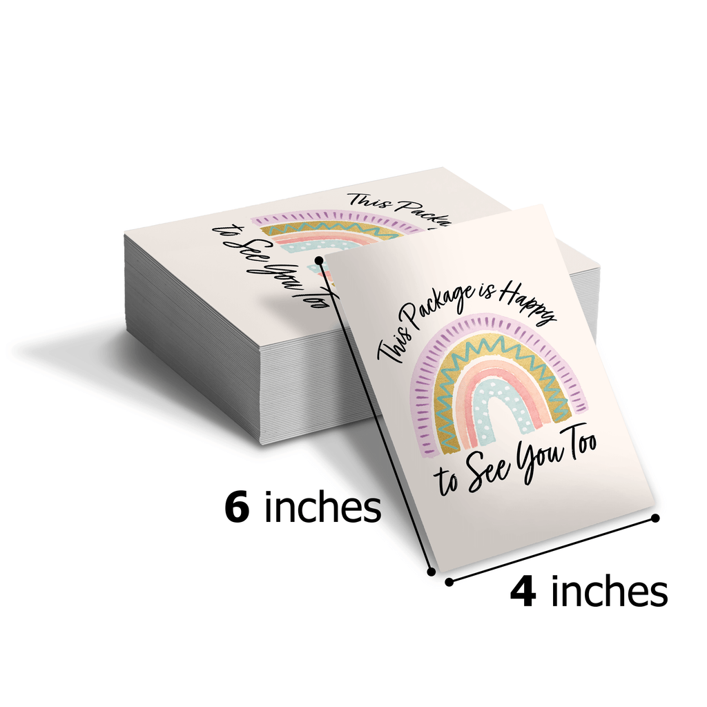 Buy 4x6 Rainbows Insert Cards | Personalized Insert Cards