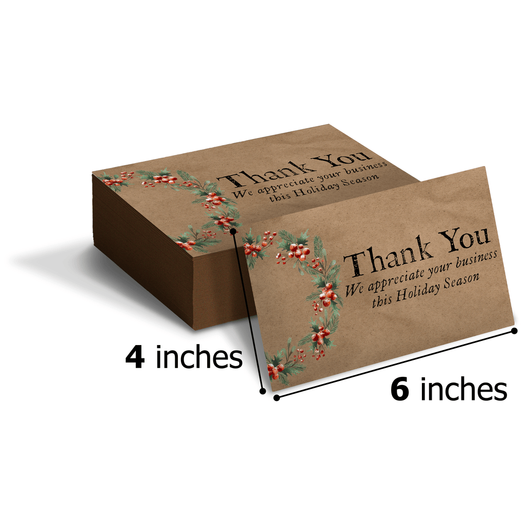 Shop Christmas Wreath Insert Cards for Festive Greetings